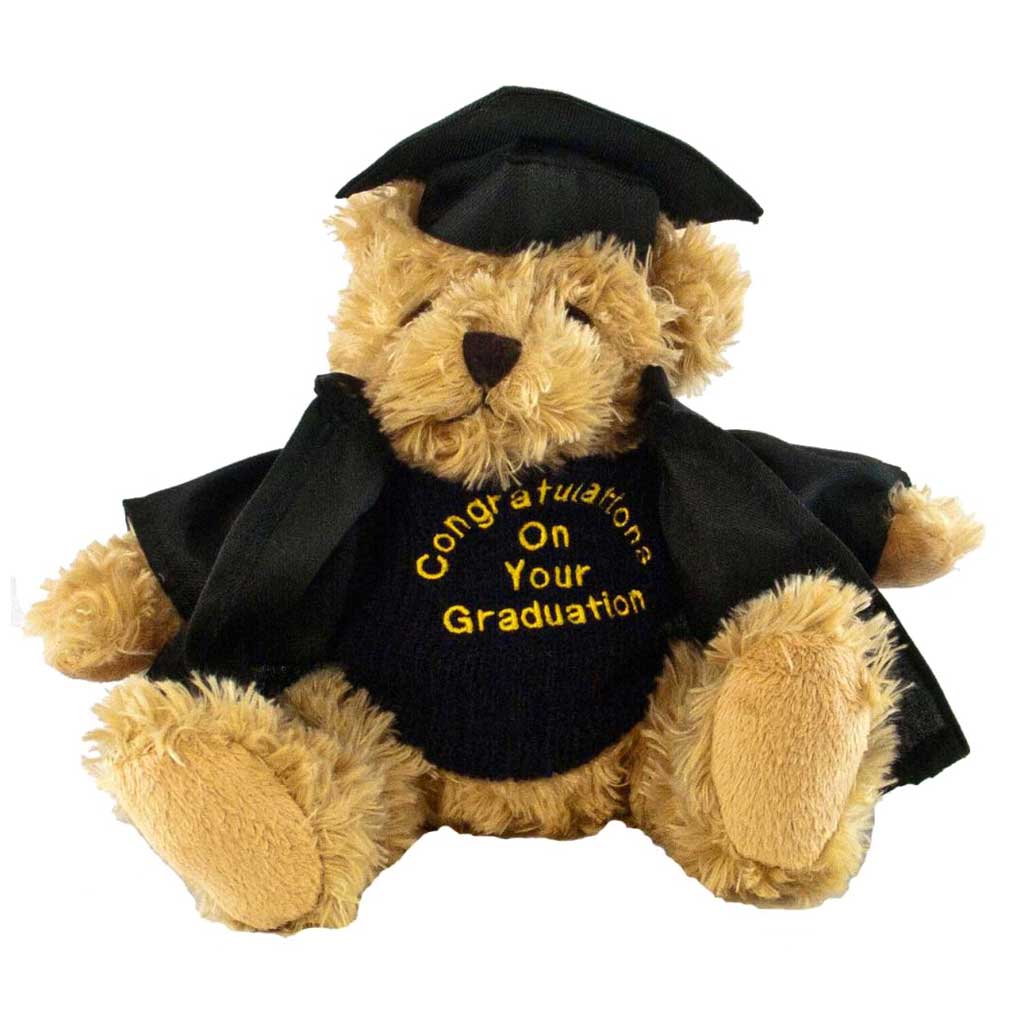 Fudge Bear (Medium) with Graduation Outfit – Channel Island Toys